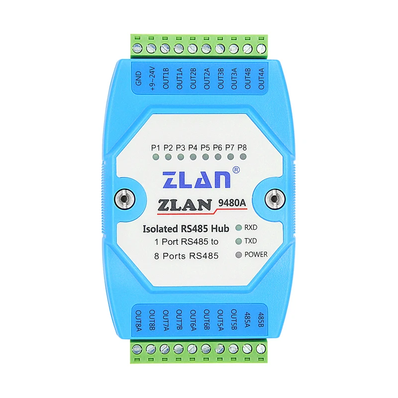 485hub 8 Repeater Splitter 485hub signal Isolator Module 1 Minute 8 ...