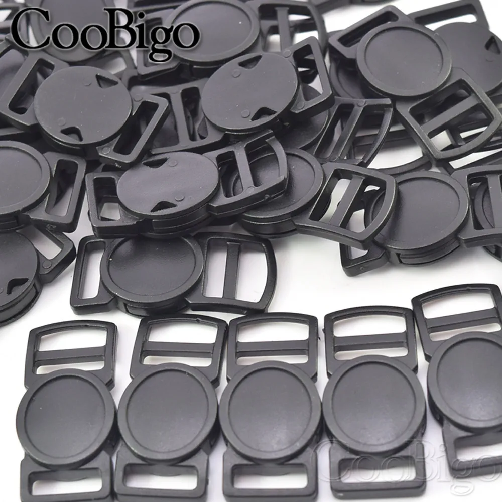 Plastic Release Buckle Round Safety Breakaway Buckles Cat Collar ...