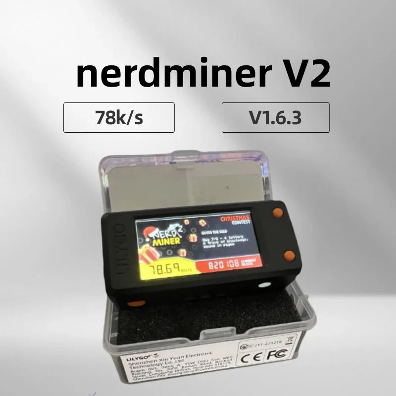 Offical-nerdminer-v2-0-78kh-s-miner-hashrate-bitcoin-btc-lottery-miner