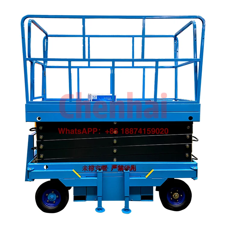 Hydraulic-outdoor-electric-telescopic-lifting-platform-traction-mobile ...