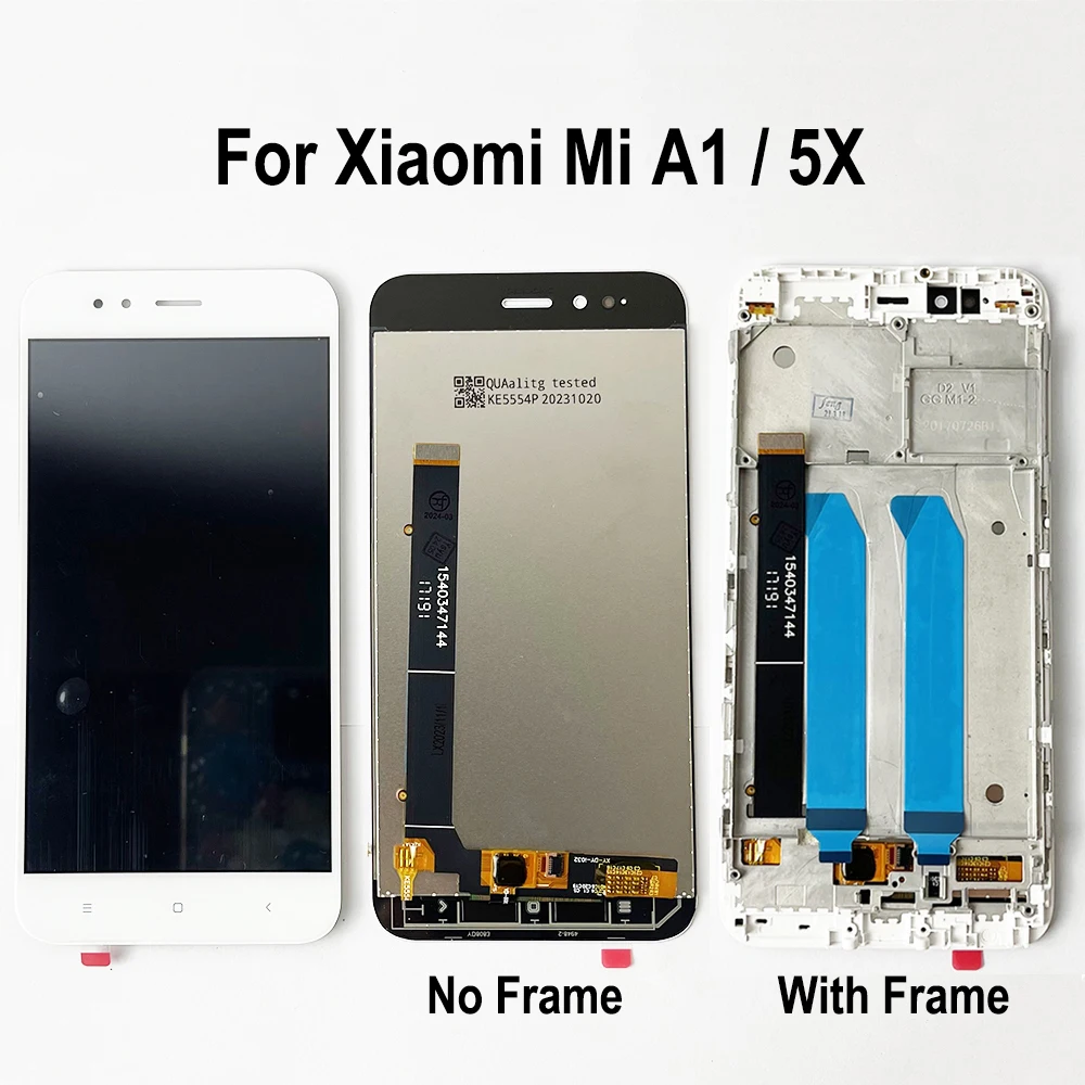 For Xiaomi Mi A1 LCD Display + Frame Touch Screen For Xiaomi Mi 5X LCD ...
