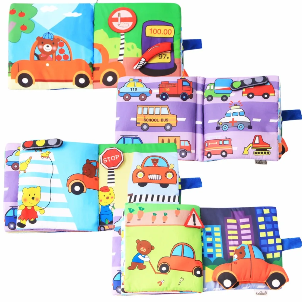 Soft Books Infant Early Cognitive Development My Quiet Bookes Baby ...