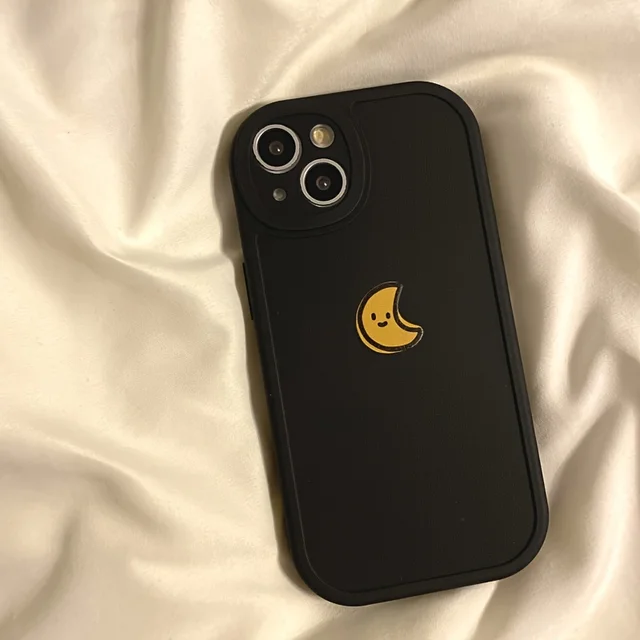 Simple Sun Moon Phone Case For iPhone 14 Plus 7 8 X XS XR 11 12 13 Pro ...