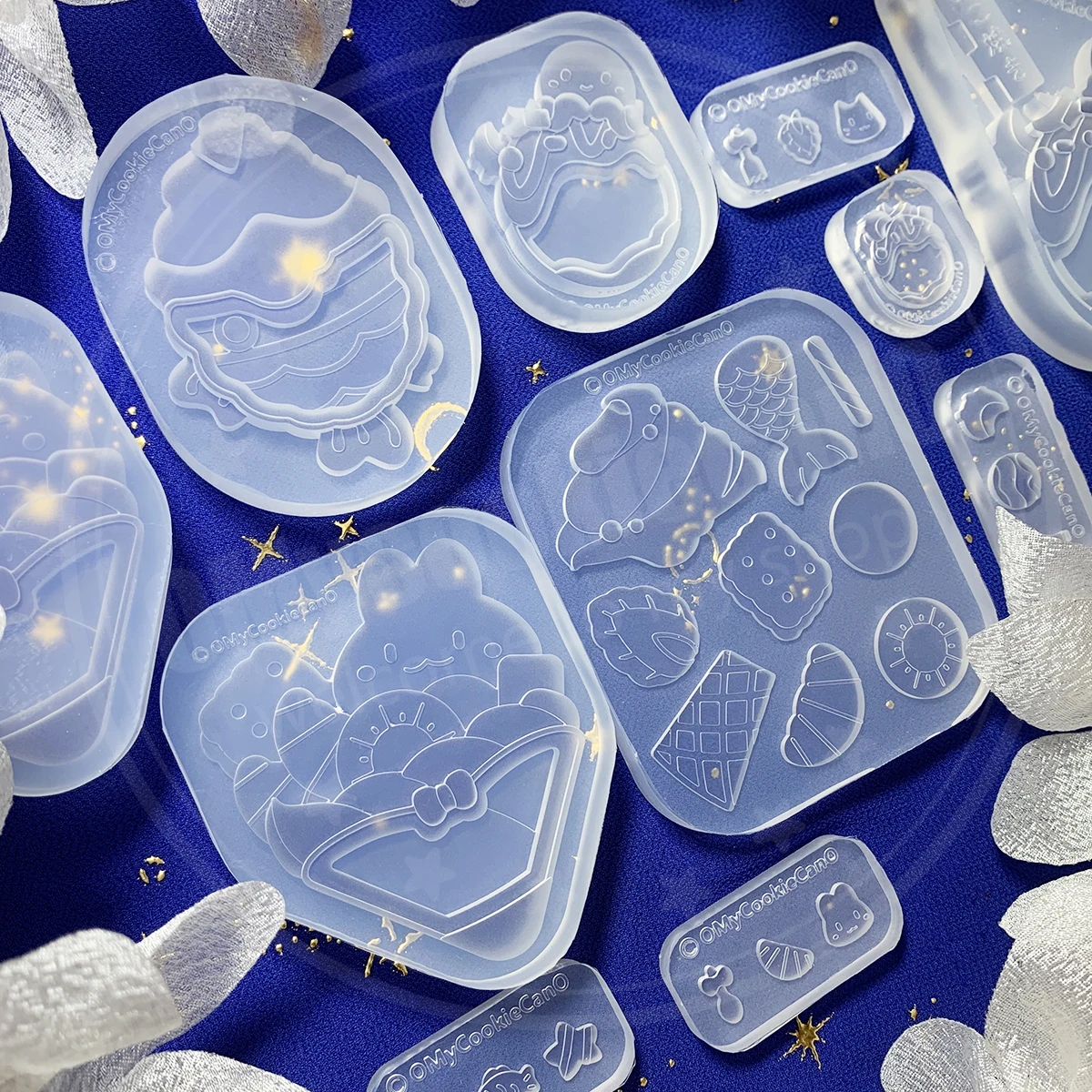 Silicon Resin Mold -Cute Japanese food molds including various ...