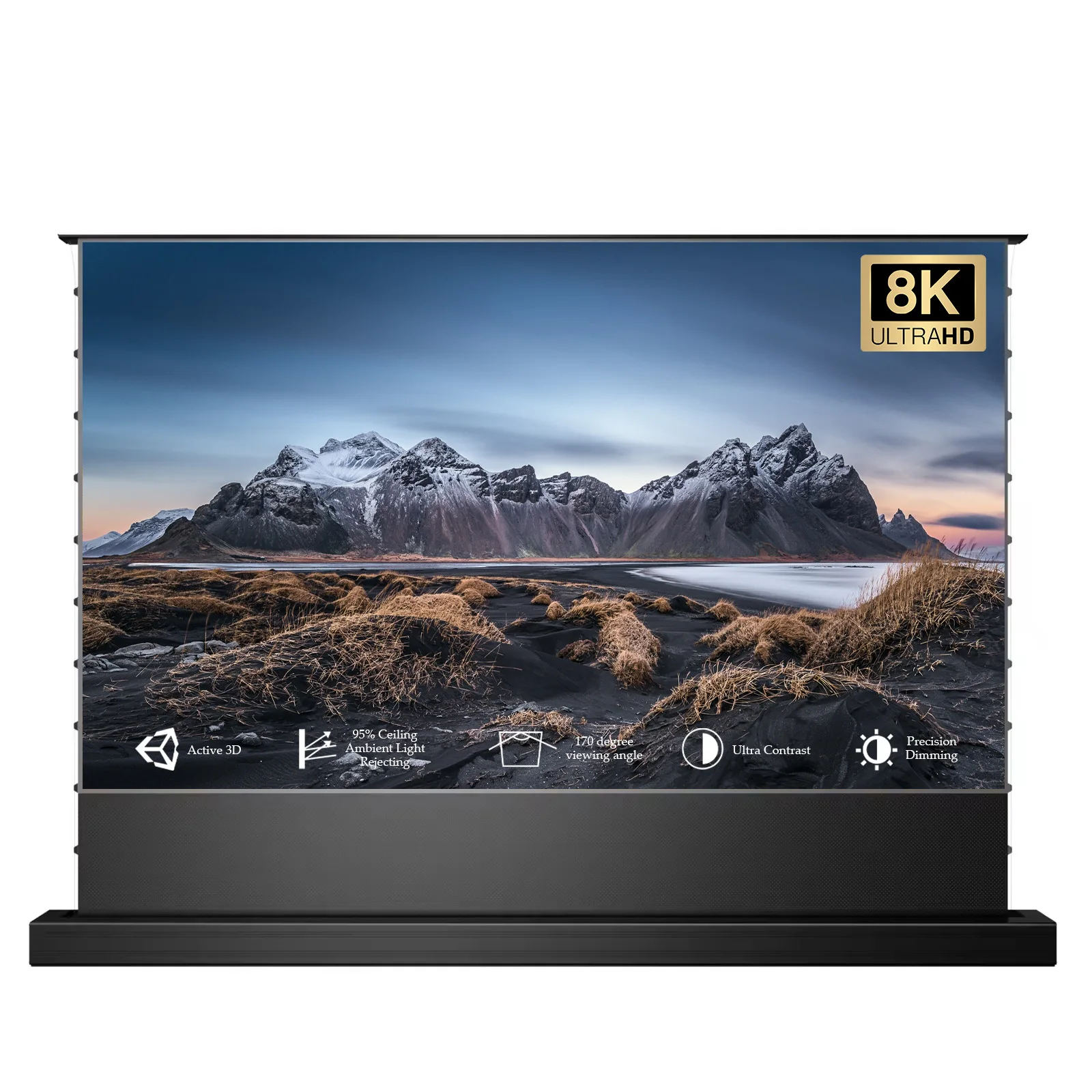 ALR-CLR-Screen-120-PET-Crystal-Motorized-ALR-Floor-Rising-Projector ...