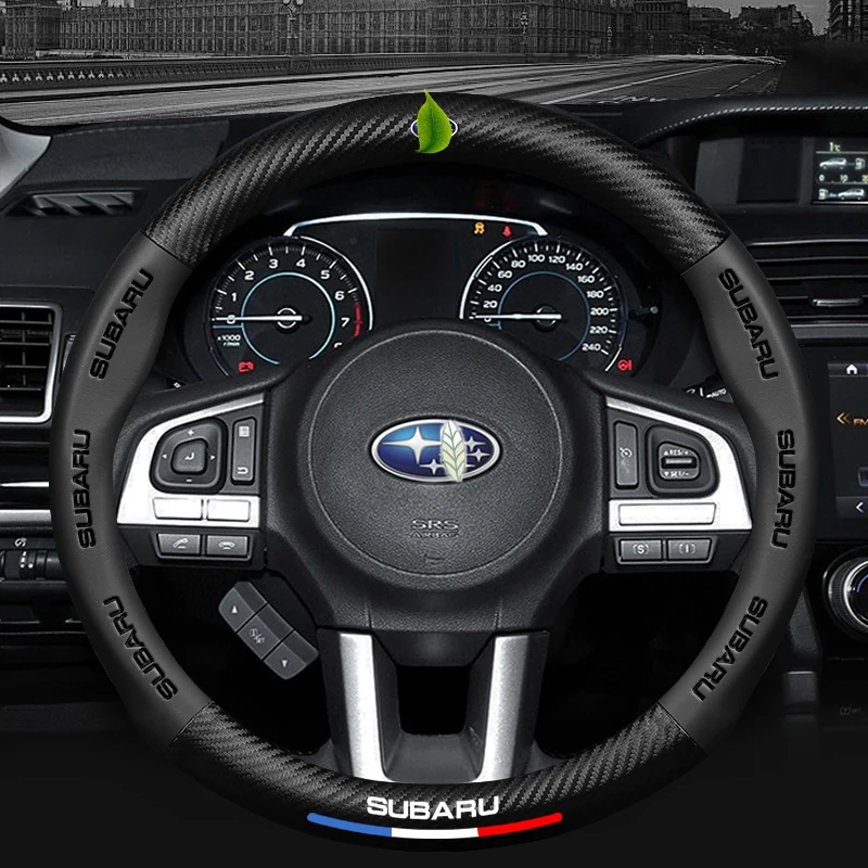 Cubierta de volante de fibra de carbono adecuada para Subaru Forester ...