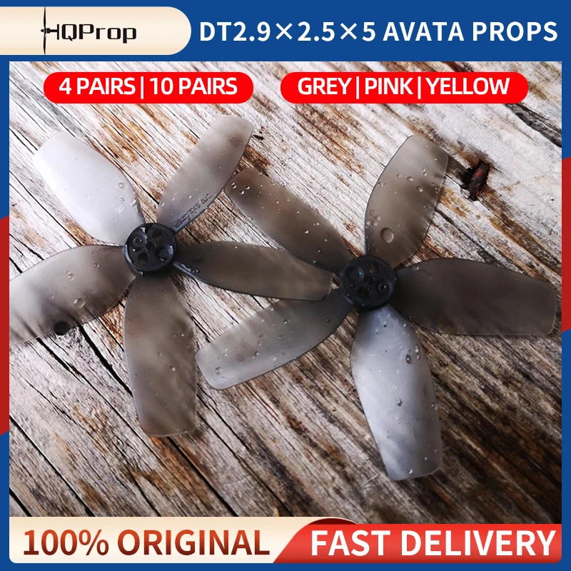 4-10Pairs-HQProp-HQ-DT2-9X2-5X5-2925-Propeller-5-Blade-CW-CCW-PC-Props ...