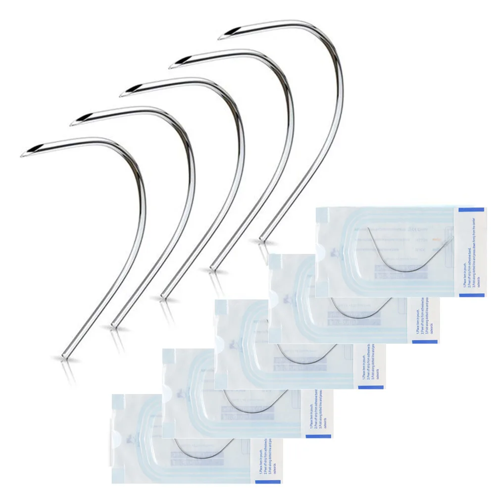 ZS-1PC-Surgical-Steel-Navel-Piercing-Needles-Kit-Curved-Needle-Sterile-Package-Precision-Curved ...