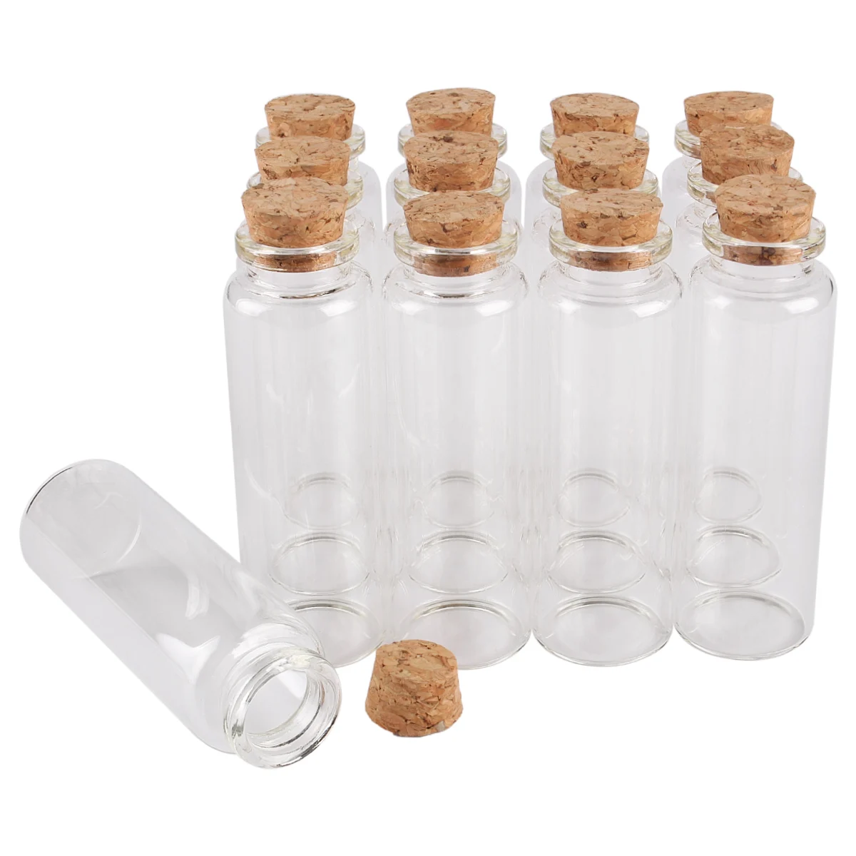 24pcs-Dia-3cm-10ml-15ml-20ml-25ml-30ml-40ml-50ml-60ml-Glass-Bottles ...
