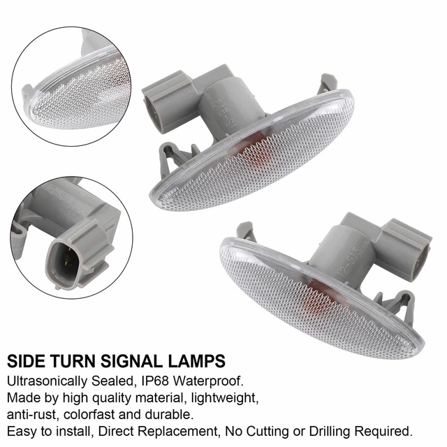 81730-02090 Replacement 2X Side Turn Signal Lamp Fender Light Side ...