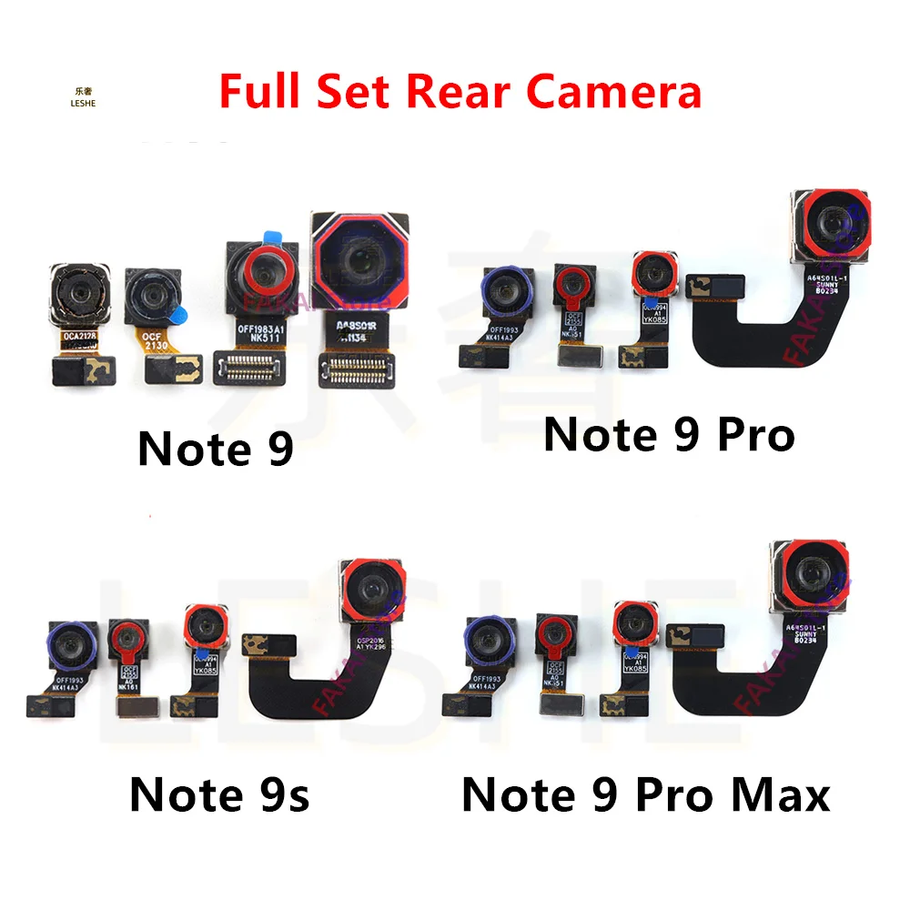 For-Xiaomi-Redmi-Note-9-Pro-Max-Note-9S-Back-Rear-Backside-Facing ...