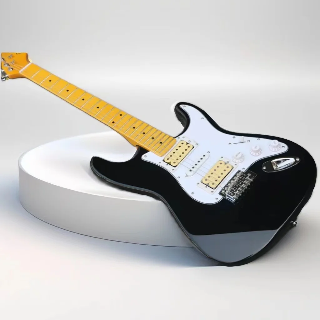 Classic-Dave-Murray-signature-HSH-electric-guitar-black-aged-neck ...