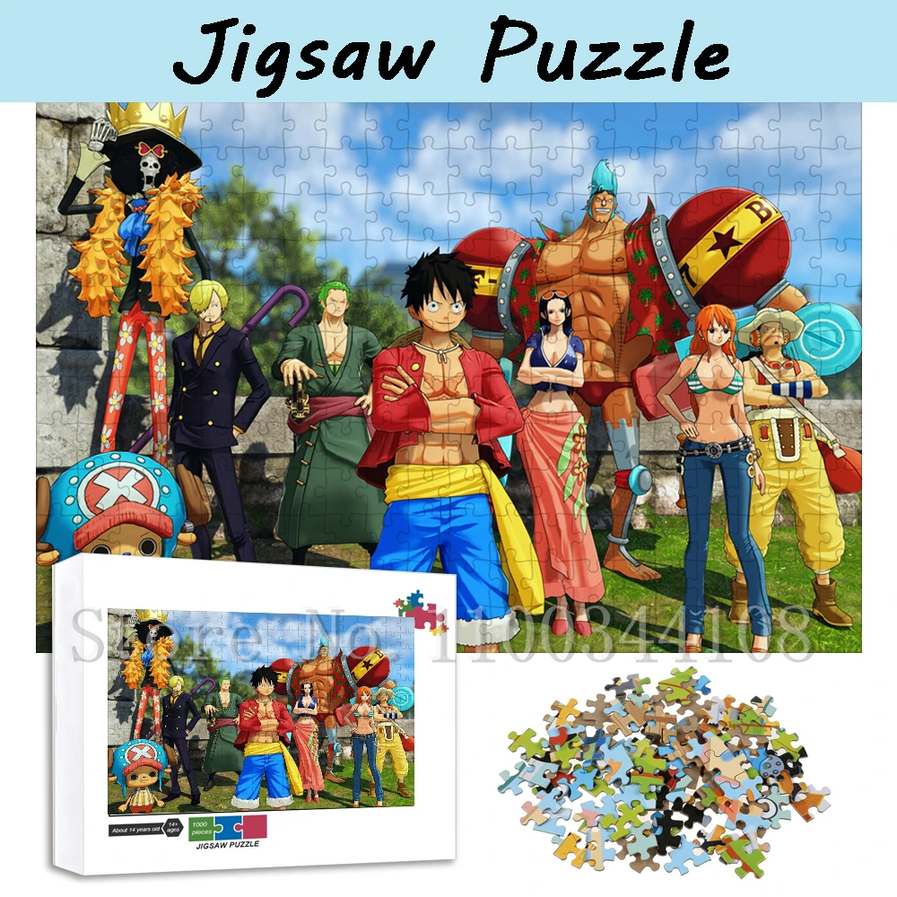 One Piece Pirate Crews Jigsaw Puzzle Japan Classical Anime Character ...