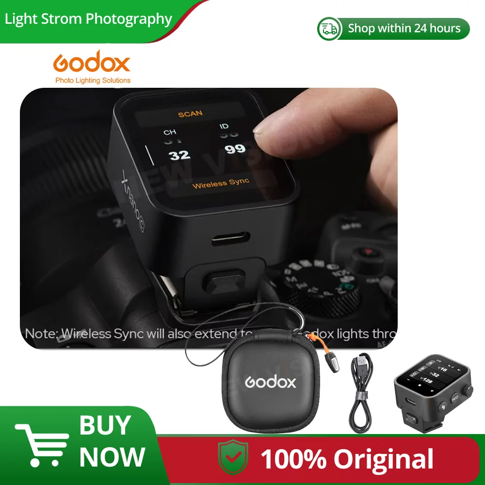 Original Godox X3 Flash Trigger TTL HSS Wireless 2.4G OLED Touch Screen ...