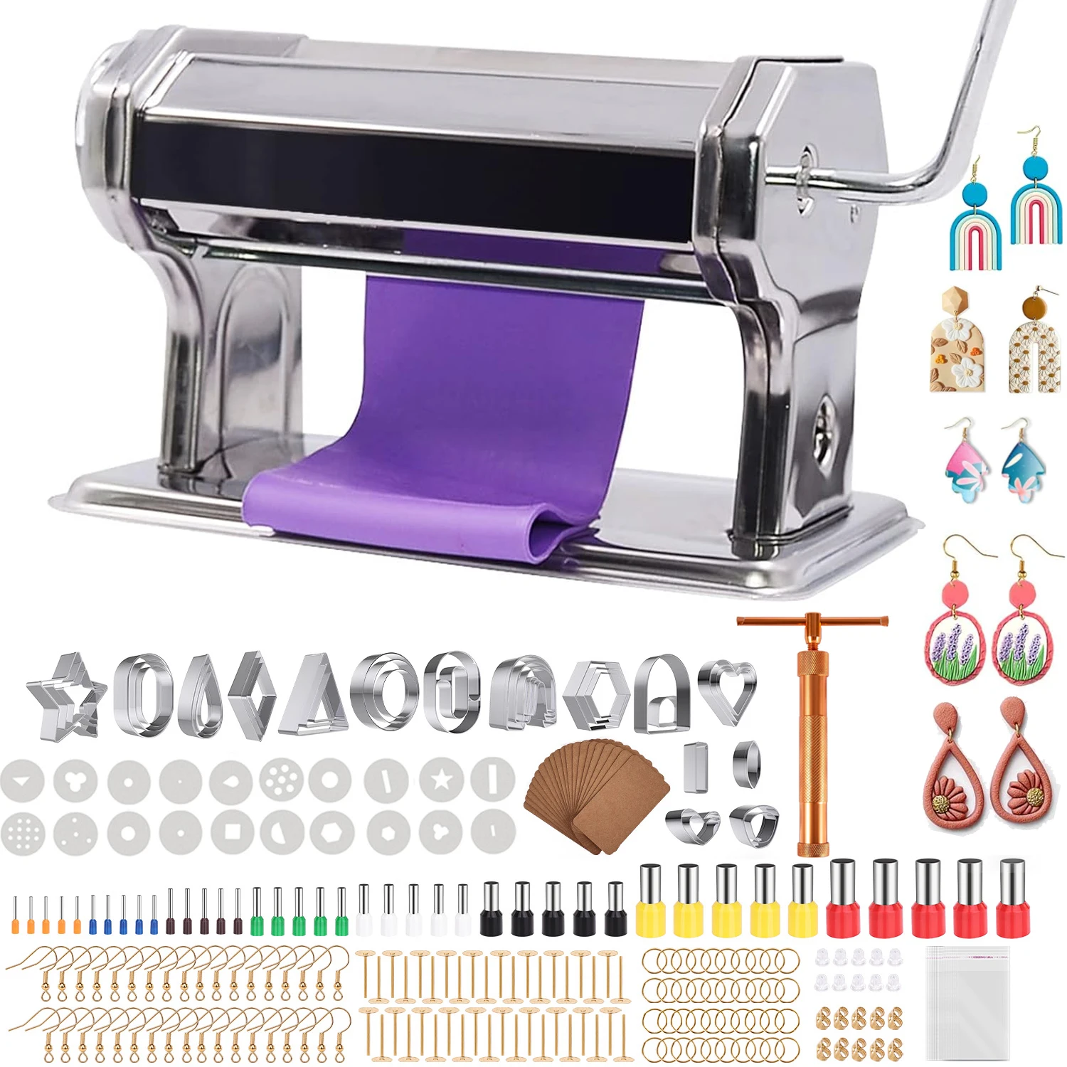 Clay Pressure Machine Mixing Colors Manual Polymer Clay Roller Machine ...