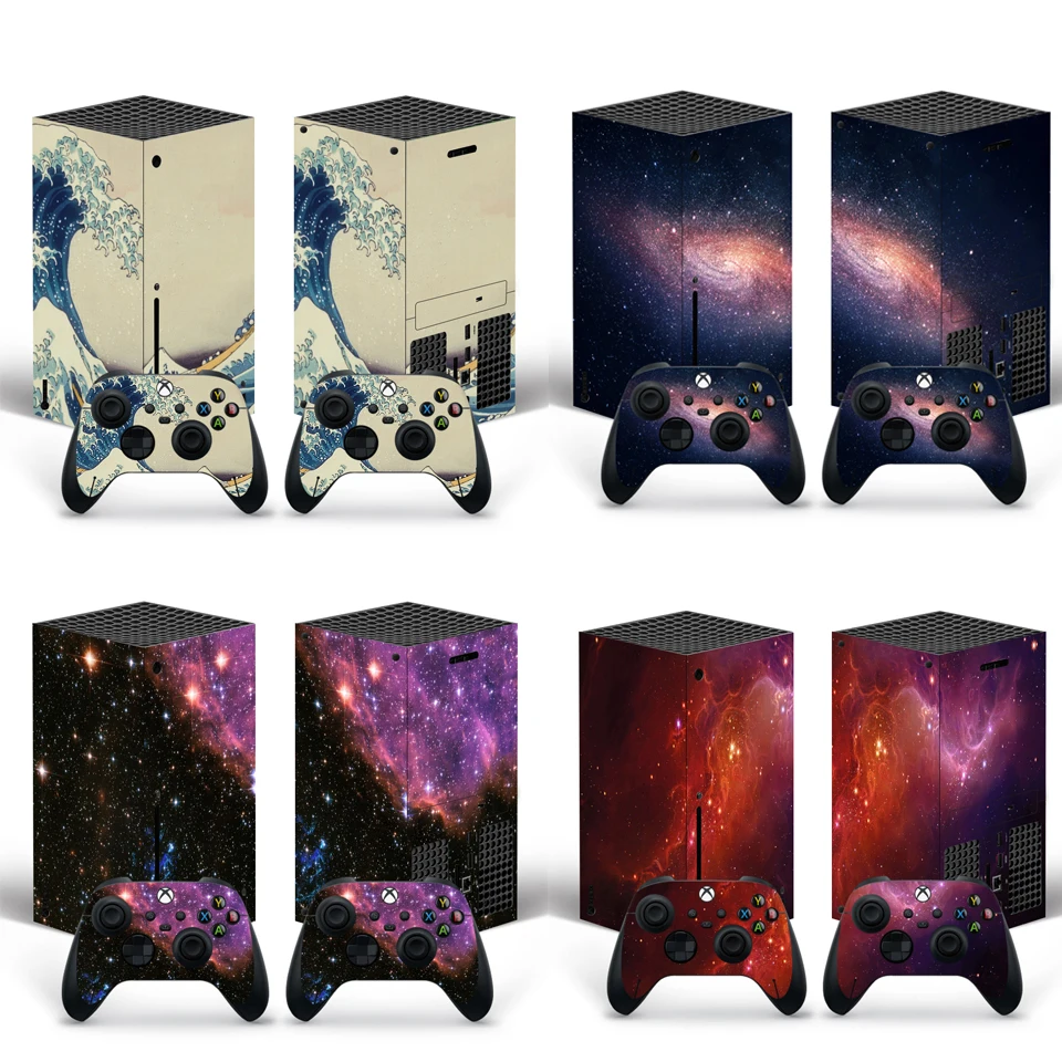 Protective Vinyl Decal Sticker Cover for Xbox Series X Console Gamepad ...