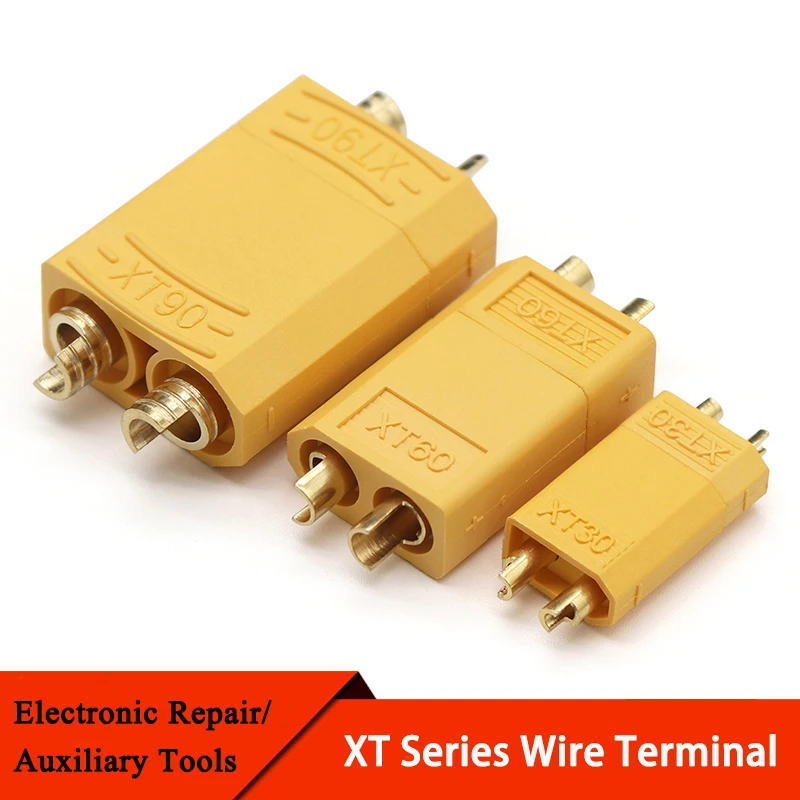 XT30 XT60 XT90 Connector Plug Male/female Bullet Welding Terminal Suit ...