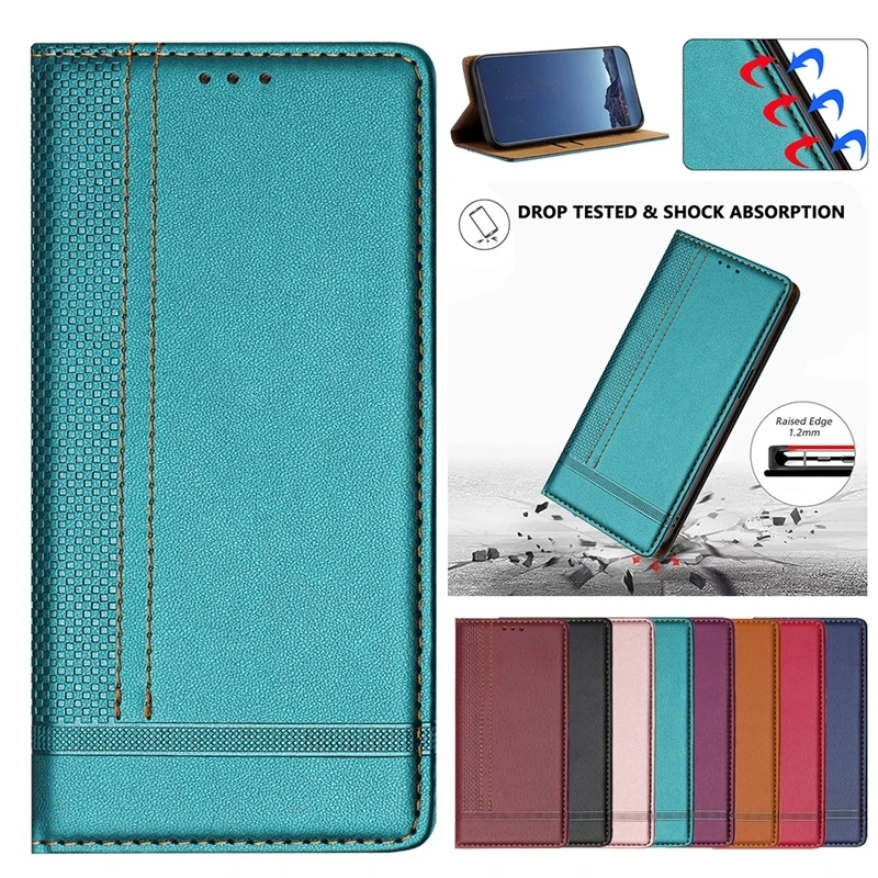 Solid-Color-Woven-Leather-Case-For-Infinix-Note-12-2023-30-Pro-30VIP ...