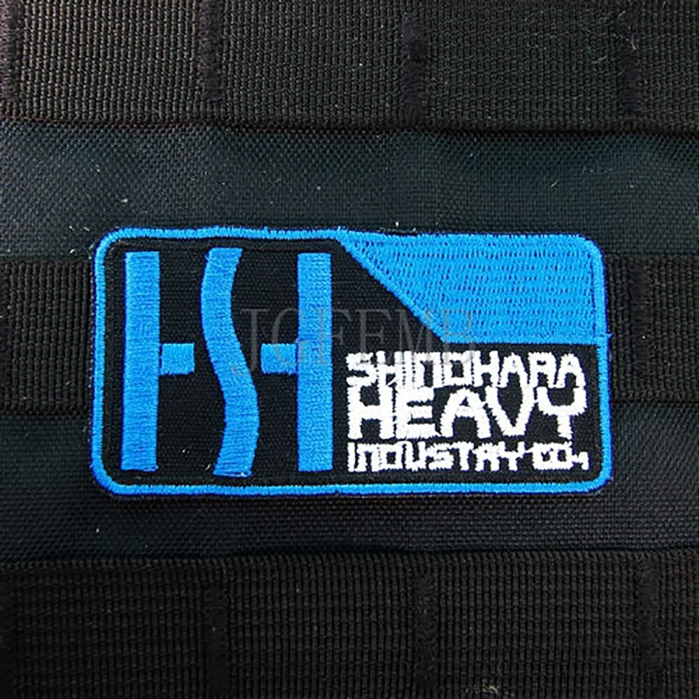 Patlabor Shinohara Indústria PESADA Militar Tático Moral Bordado Patch ...
