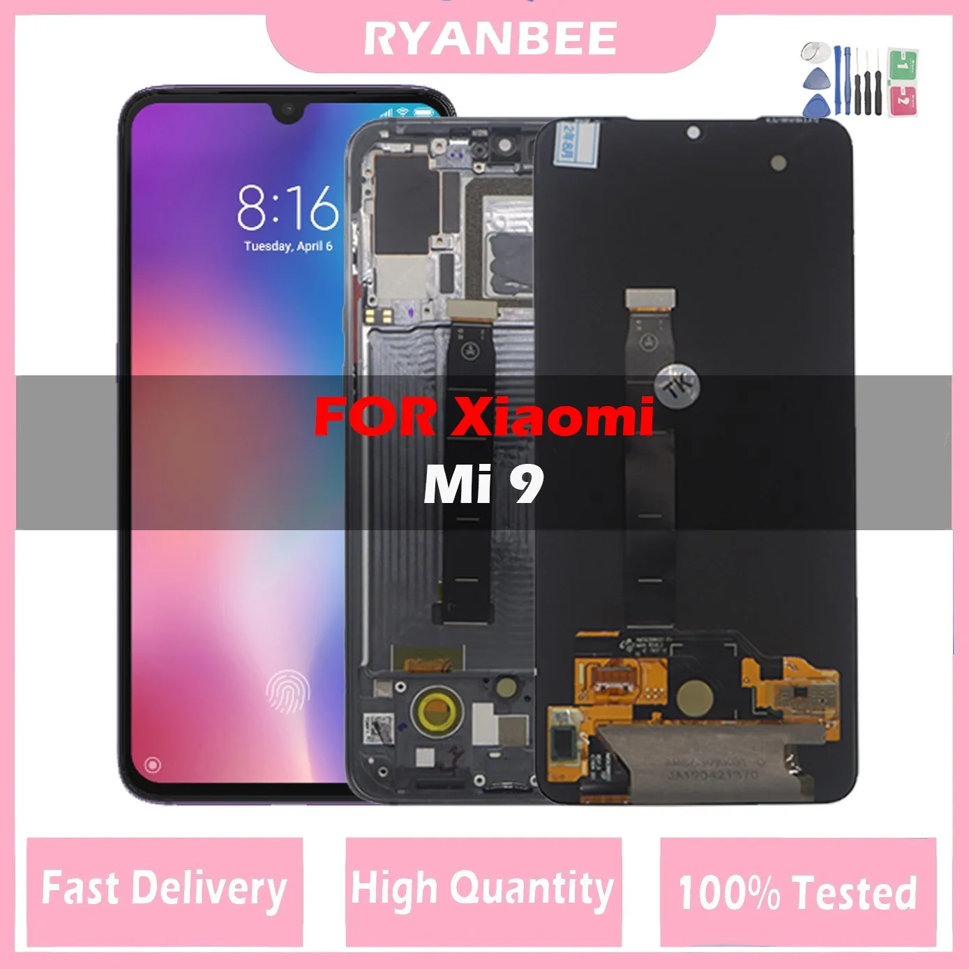 6-39-Super-AMOLED-LCD-For-XIAOMI-MI-9-LCD-Display-Touch-Screen ...