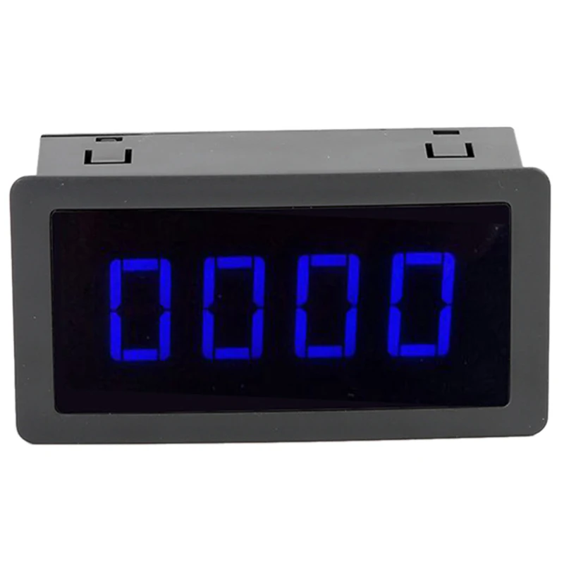 4 Digital LED Blue Tachometer RPM Speed Meter+Hall Proximity Switch ...