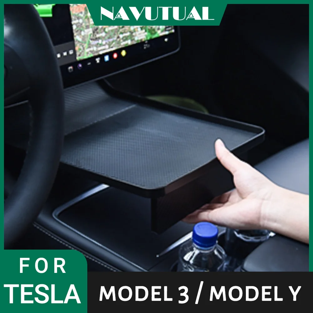 For-Tesla-Tray-Tesla-Model-3-Model-Y-2017-2023-Table-Tesla-Console-Food ...