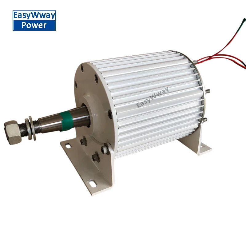 3KW 220V AC Permanent Magnet Generator 48V 96V 120V Low RPM Three Phase ...