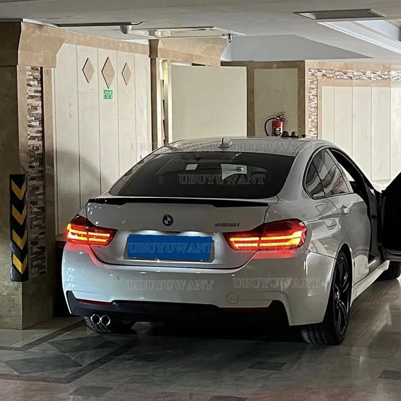For 2013-2019 For Bmw F36 Grand Coupe 420i 425i 428i P Style Spoiler ...