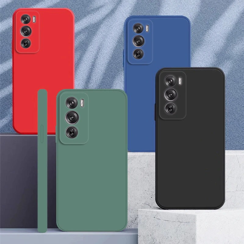 For-OPPO-Reno12-Pro-Case-OPPO-Reno-12-Pro-Cover-Soft-Liquid-Silicone ...