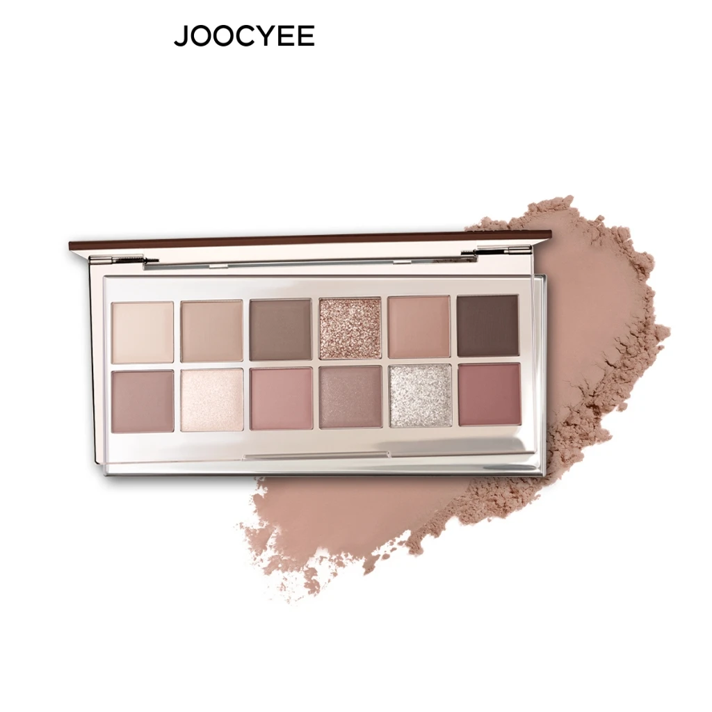 JOOCYEE 12 Shades Eyeshadow Palette Long-lasting Beautiful Matte ...