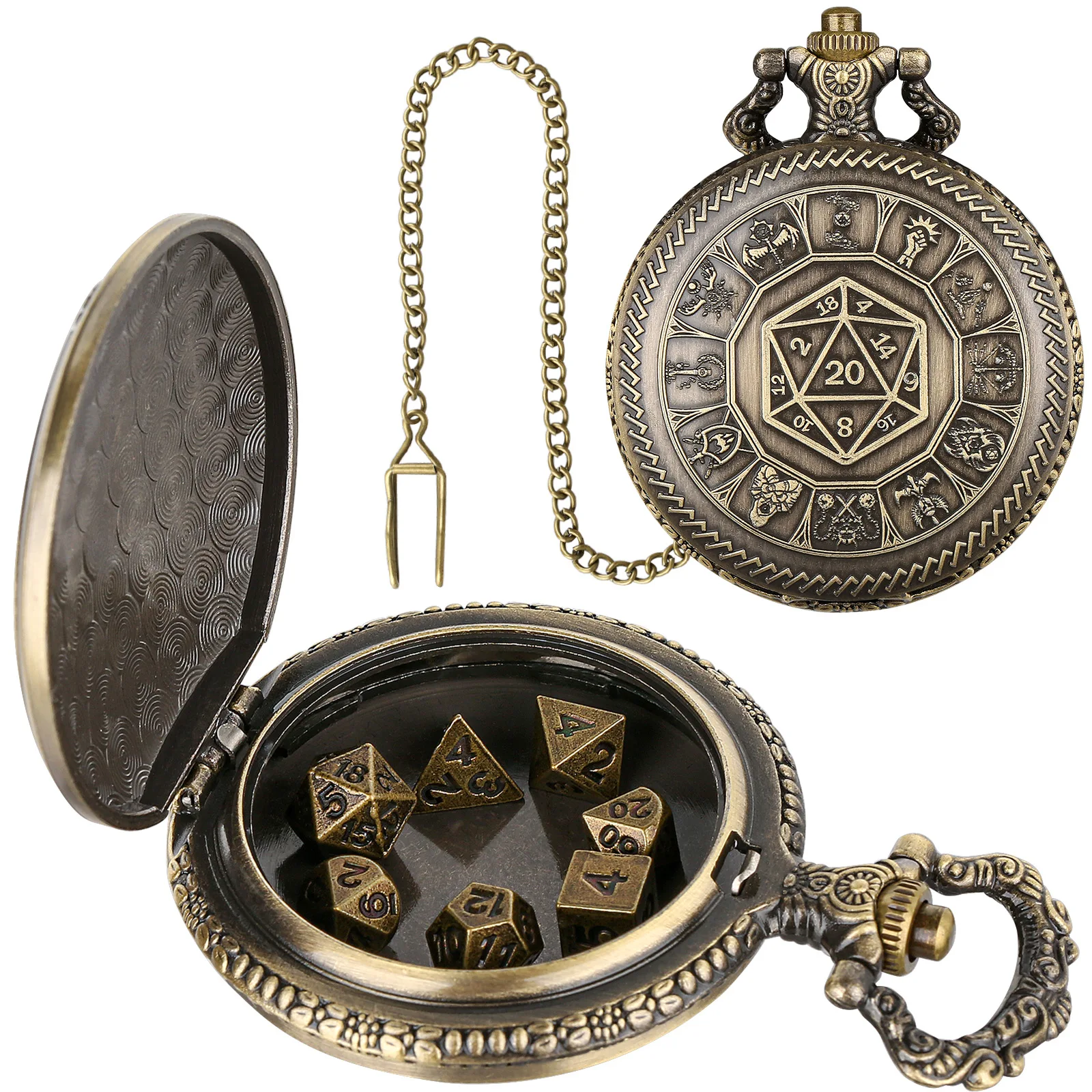 D20-Dragon-Pocket-Watch-Shell-DND-Dice-Case-pocket-watch-Dice ...