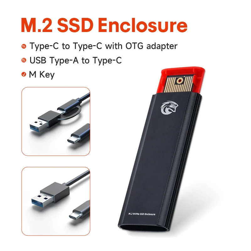 KingSpec-M2-NVMe-SSD-Case-com-OTG-HDD-Box-Gabinete-Cabo-Tipo-A-para ...