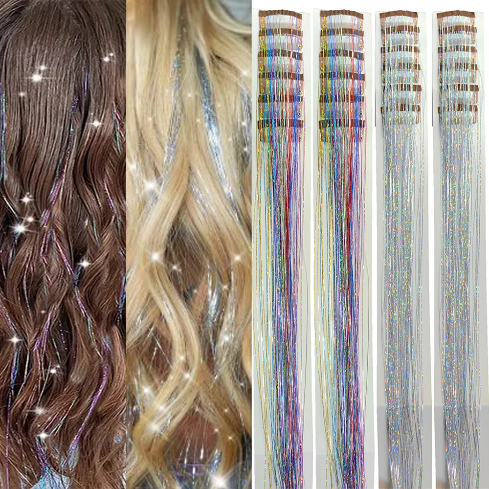 6pcs-Clip-In-Hair-Tinsel-Hair-Extensions-Pack-Of-6Pcs-Hair-Tinsel-20 ...