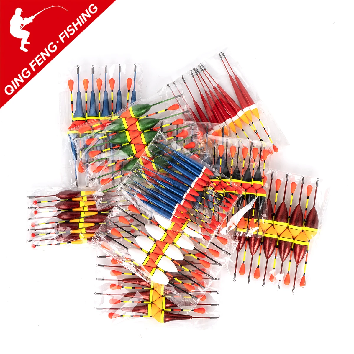 10Pcs Fishing Float Set Buoy Bobber Vertical buoy fish Floats Bobbers ...