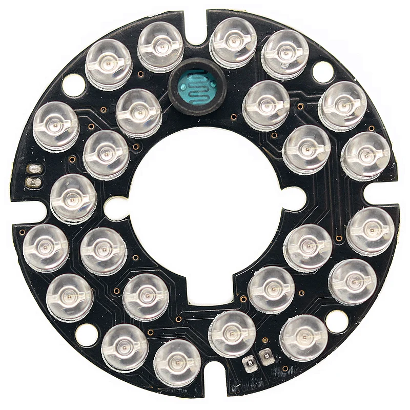 850nm 90 graus cctv acessórios luz infravermelha 24 grão ir led placa ...