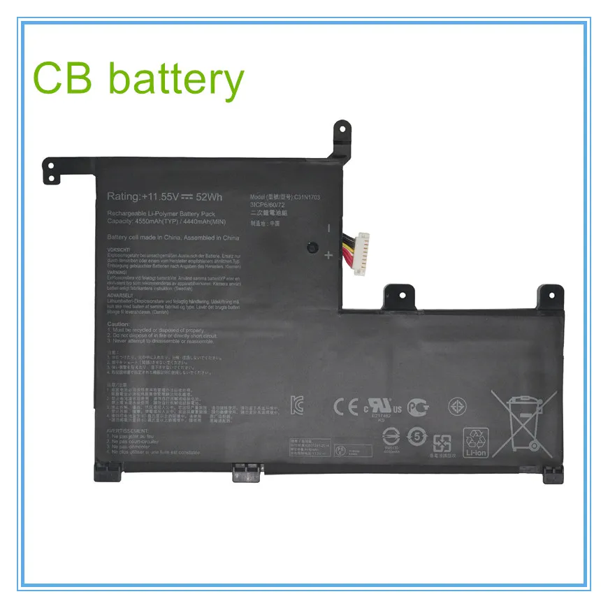 Original Quality C31n1703 Battery 3icp6/60/72 For Ux561ua Series ...