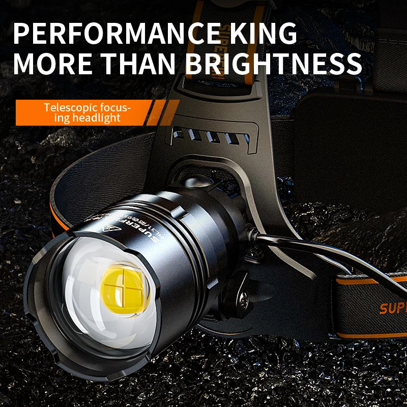 SUPERFIRE-HL31-36W-High-Powerful-Headlamp-Led-Rechargeable-Zoom ...