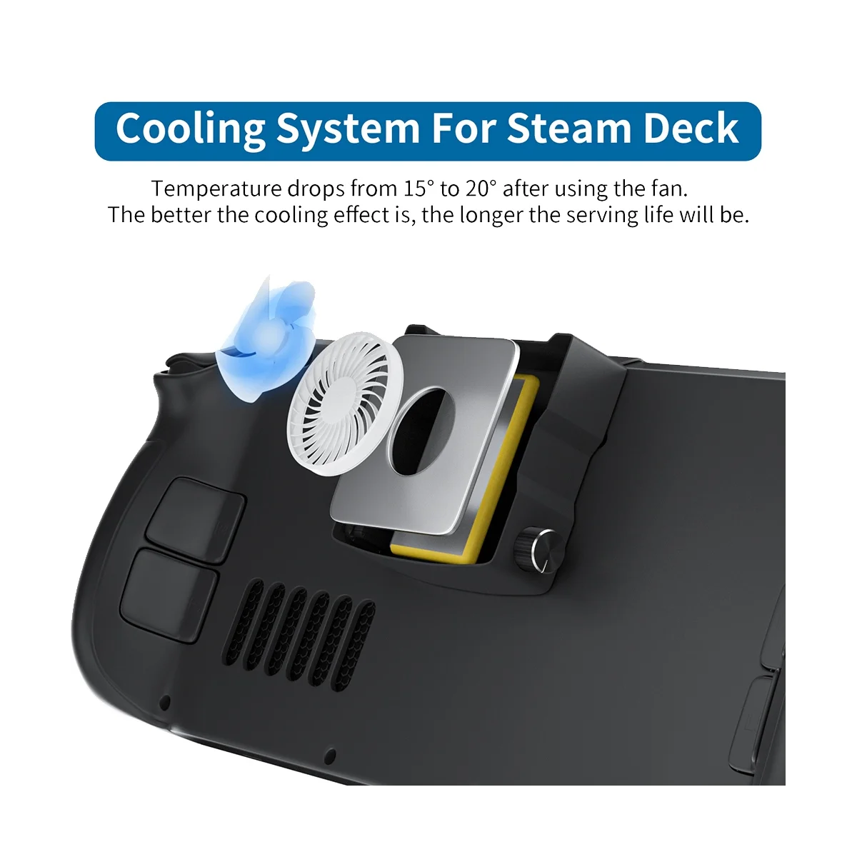 Cooling Fan for Steam Deck Reduce Temperature for Steam Deck,Steam Deck ...