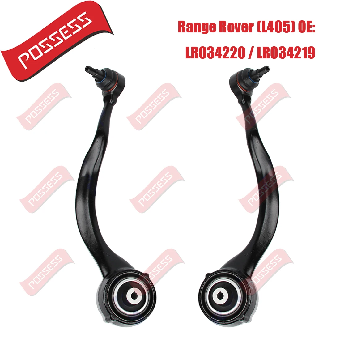 A Pair Of Front Lower Suspension Curved Control Arm For Land Rover ...