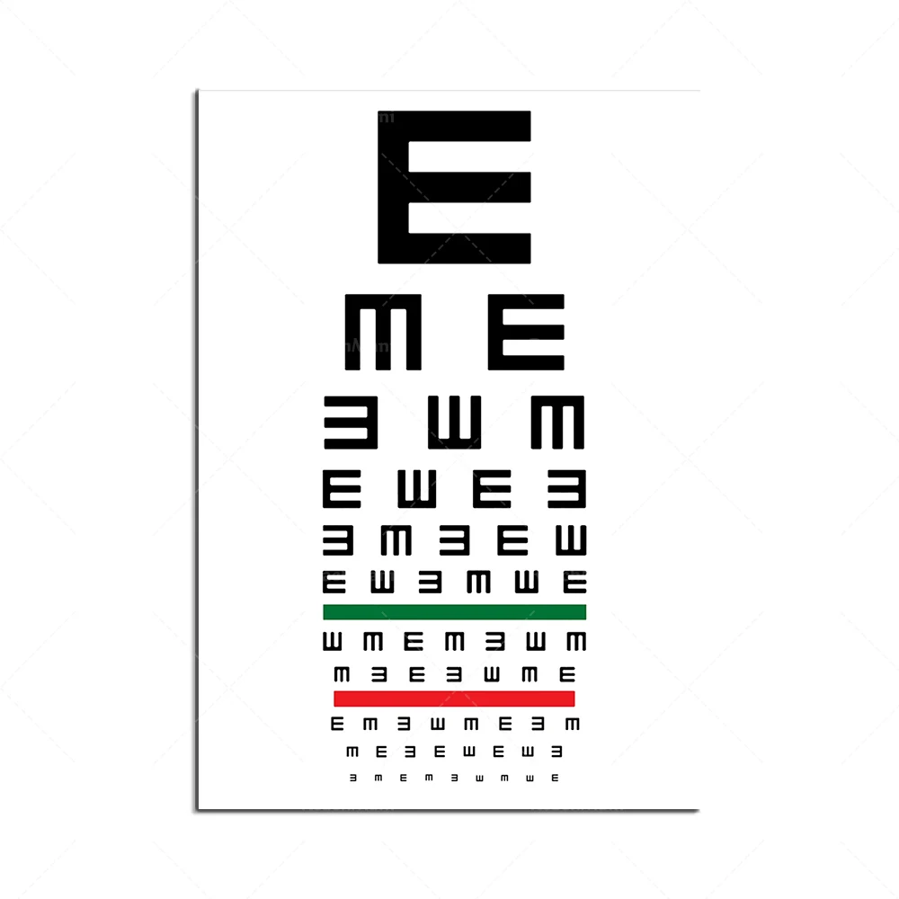 Visual Acuity Chart Funny