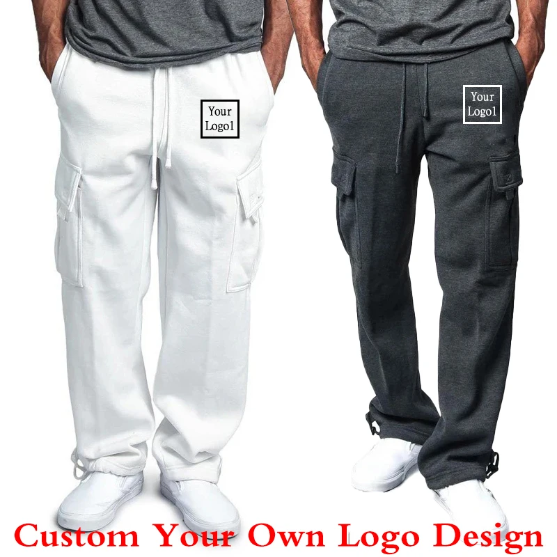 Men-Jogger-Custom-Logo-Pants-Hip-Hop-Street-Wear-Loose-Trousers-Multi ...