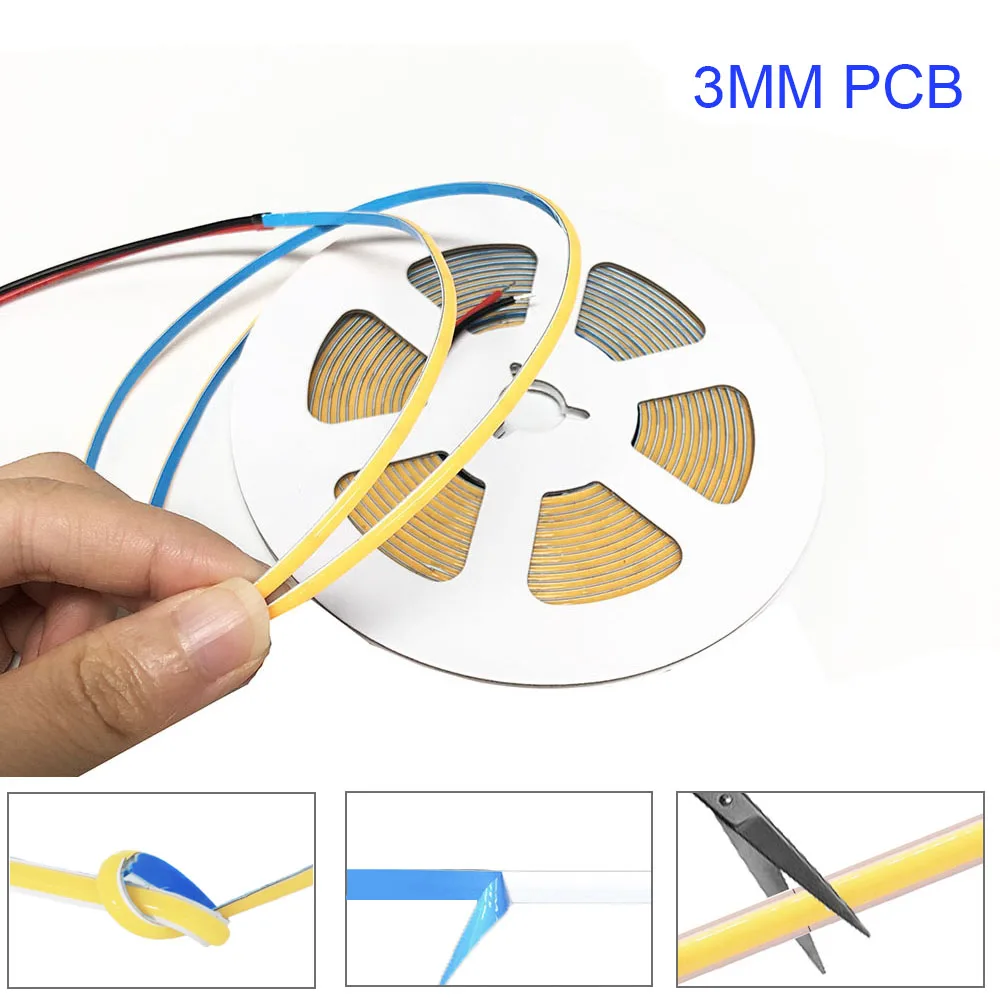 3mm-Ultra-Thin-LED-Strip-384Leds-m-Hight-Bright-DC12V-24V-LED-Light-Bar ...