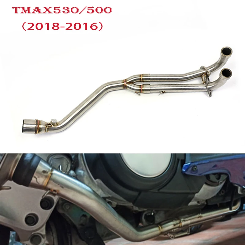 51mm-Motorcycle-blue-Exhaust-Full-System-Middle-Link-Pipe-muffler-For ...