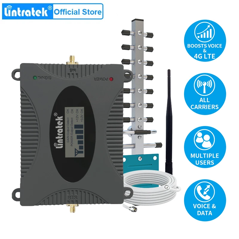 Lintratek-4G-Cellular-Signal-Amplifier-Booster-LTE-B3-1800-2G-3G-GSM ...