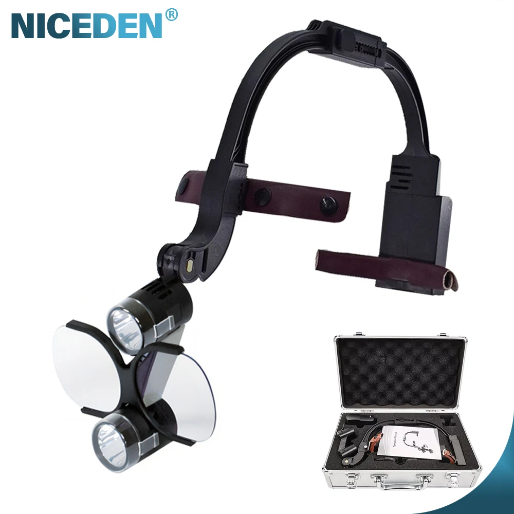 Dr-Kim-Dental-2-5X-3-5X-two-LED-magnifying-lenses-Wear-binocular ...