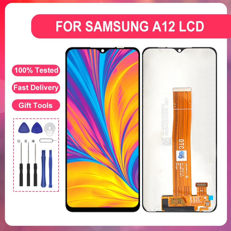 6.5 Inch A125 Display For Samsung Galaxy A12 Lcd Touch Screen Panel ...