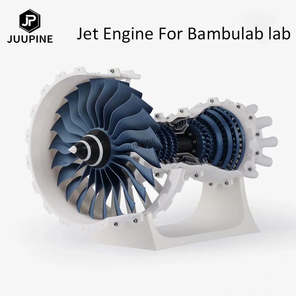 Pe-as-Impressora-3D-para-Bamboo-Lab-Jet-Engine-DIY-Modelo-Componentes ...