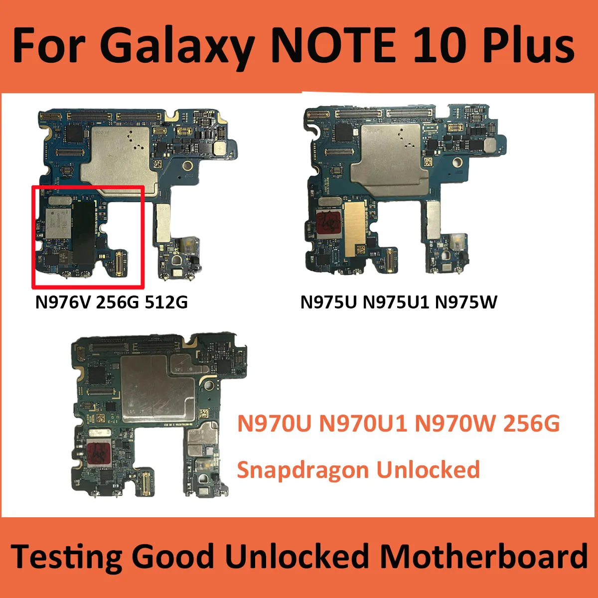 Placa Lógica Desbloqueado Placa Original Para Samsung Galaxy Note 10 ...