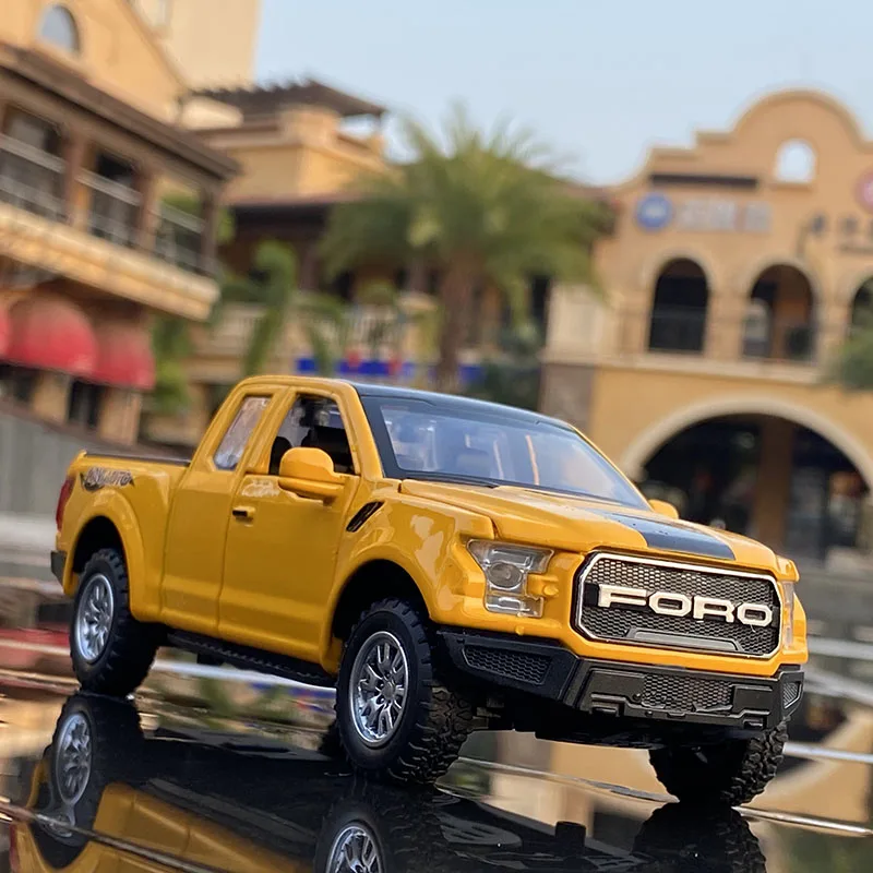 Yellow Ford Raptor
