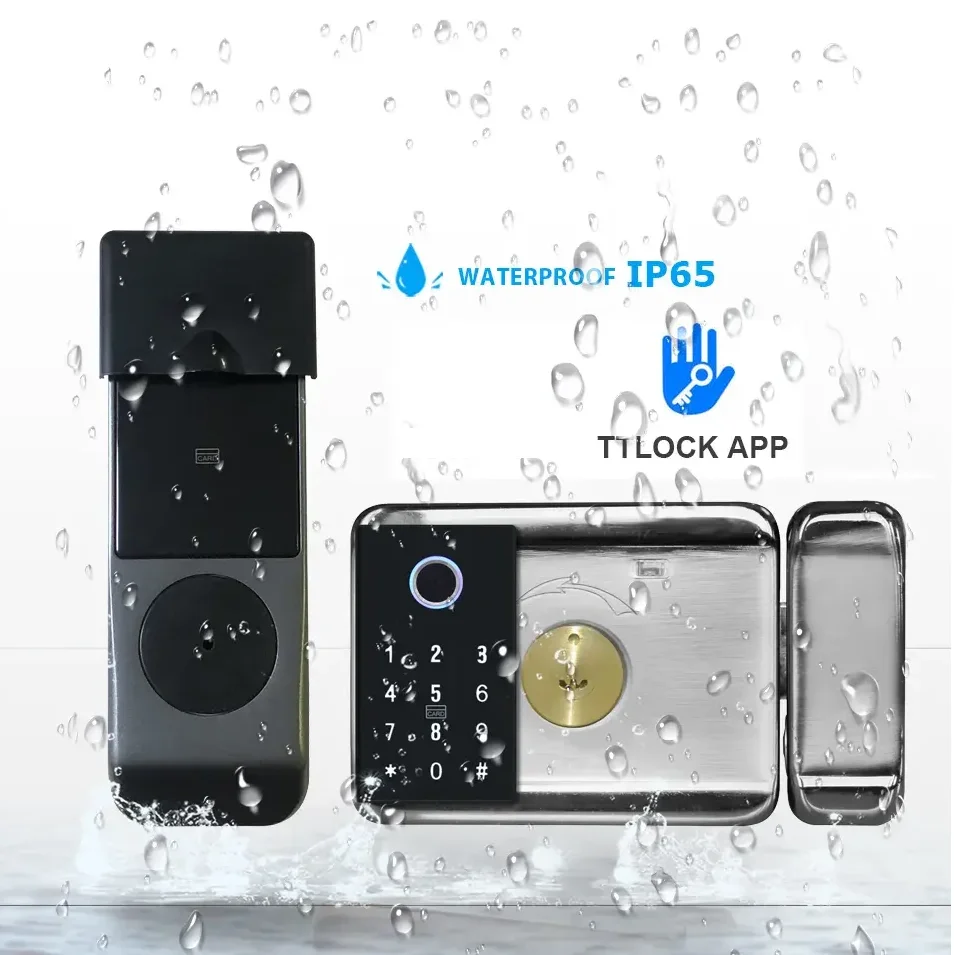 TTLOCK-double-sided-Biometric-fingerprint-password-unlocking-outdoor ...